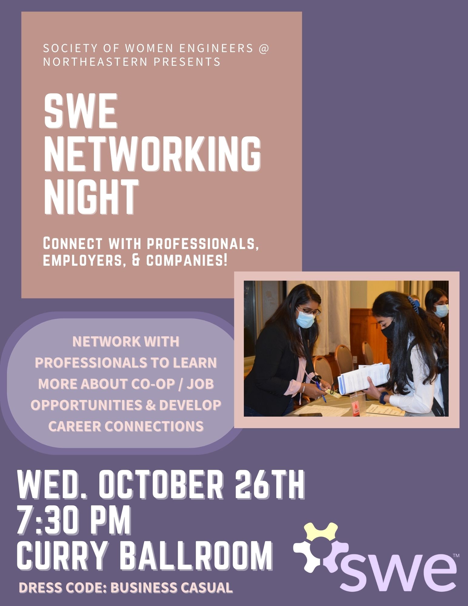 SWE Networking Night - Northeastern University College of Engineering